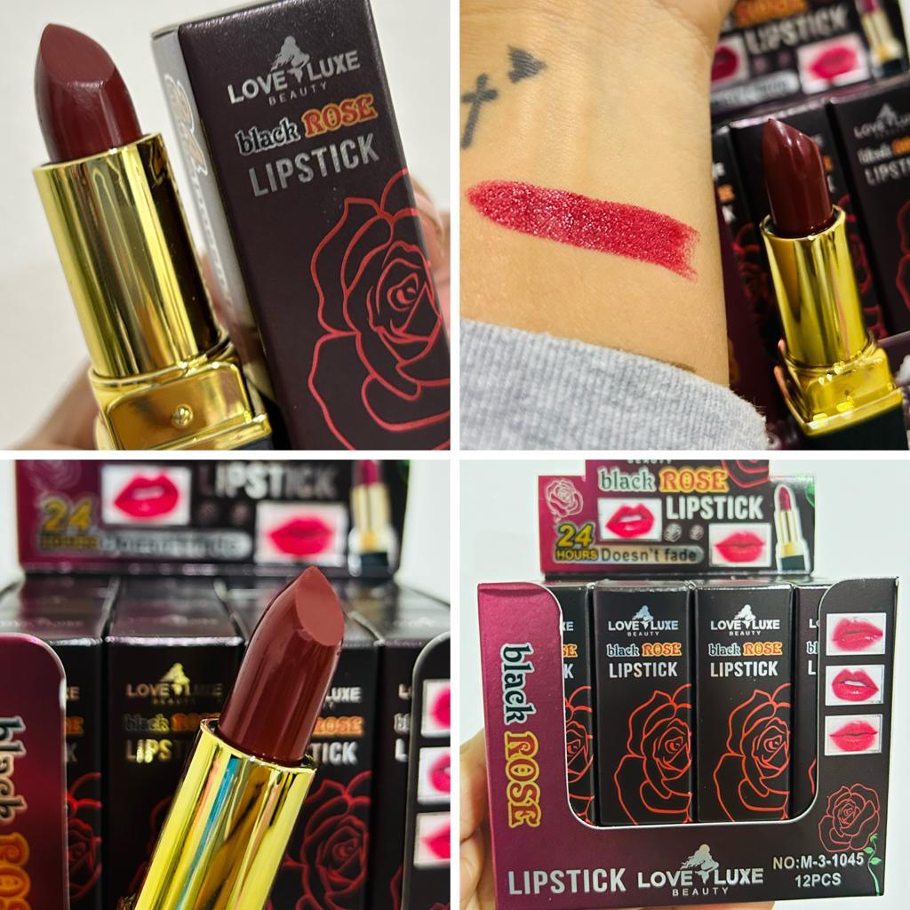 Labial Indeleble Black Rose 12 pz – Iconic Cosméticos